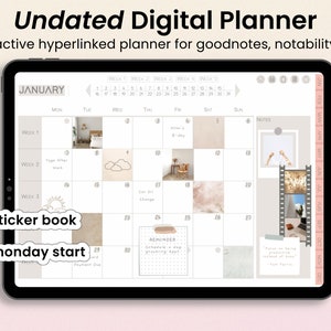 Ultimate Undated Digital Planner: Goodnotes, Notability (PDF Download ...