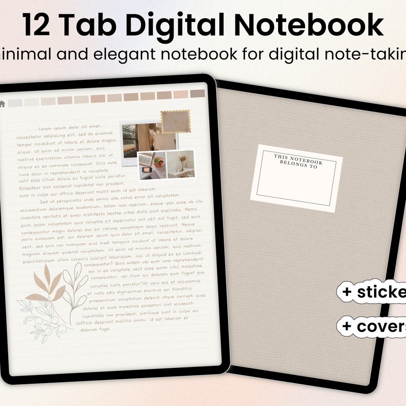 Digital Notebook - Etsy