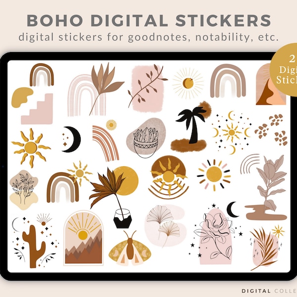 Boho Sticker - Etsy