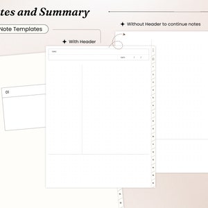 Digital Student Notebook Bundle: iPad Notetaking Templates (PDF) - Etsy