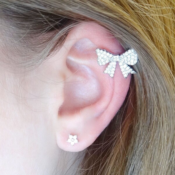 Bow Piercing - Etsy