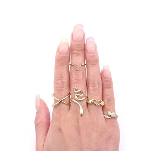 Artistic Sculpted Hands Heart Ring in Sterling Silver and Gold ...