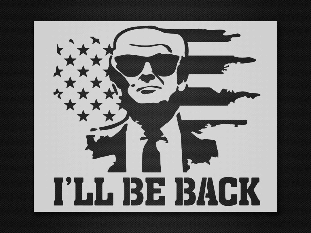 Trump Stencil - Reusable&durable Mylar - 10 Mil - Etsy