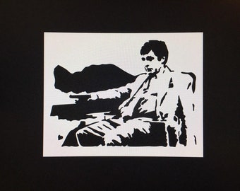 Scarface Stencil | Etsy