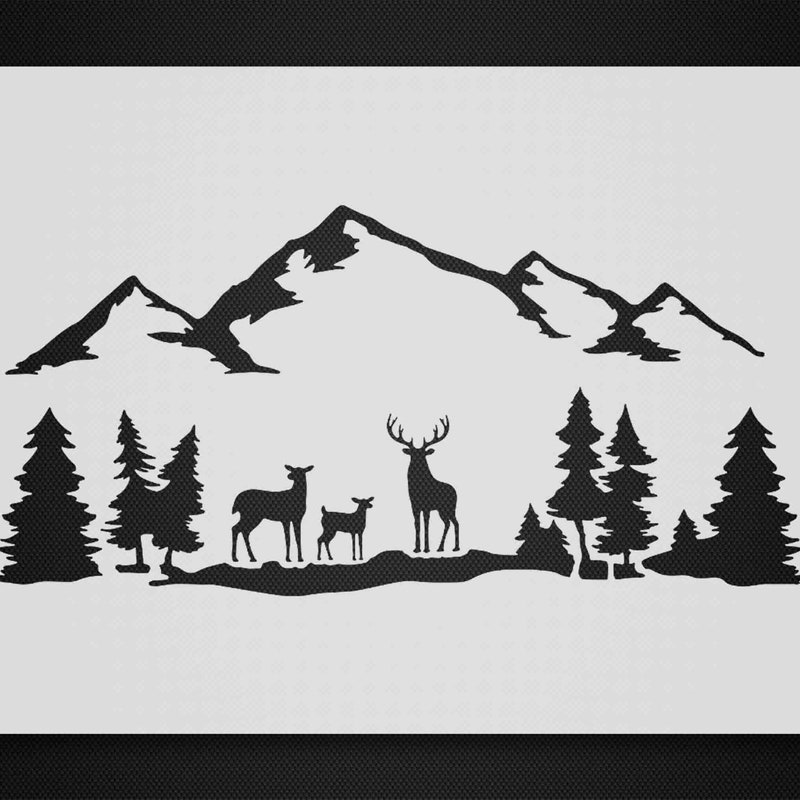 Deer Stencils - Etsy