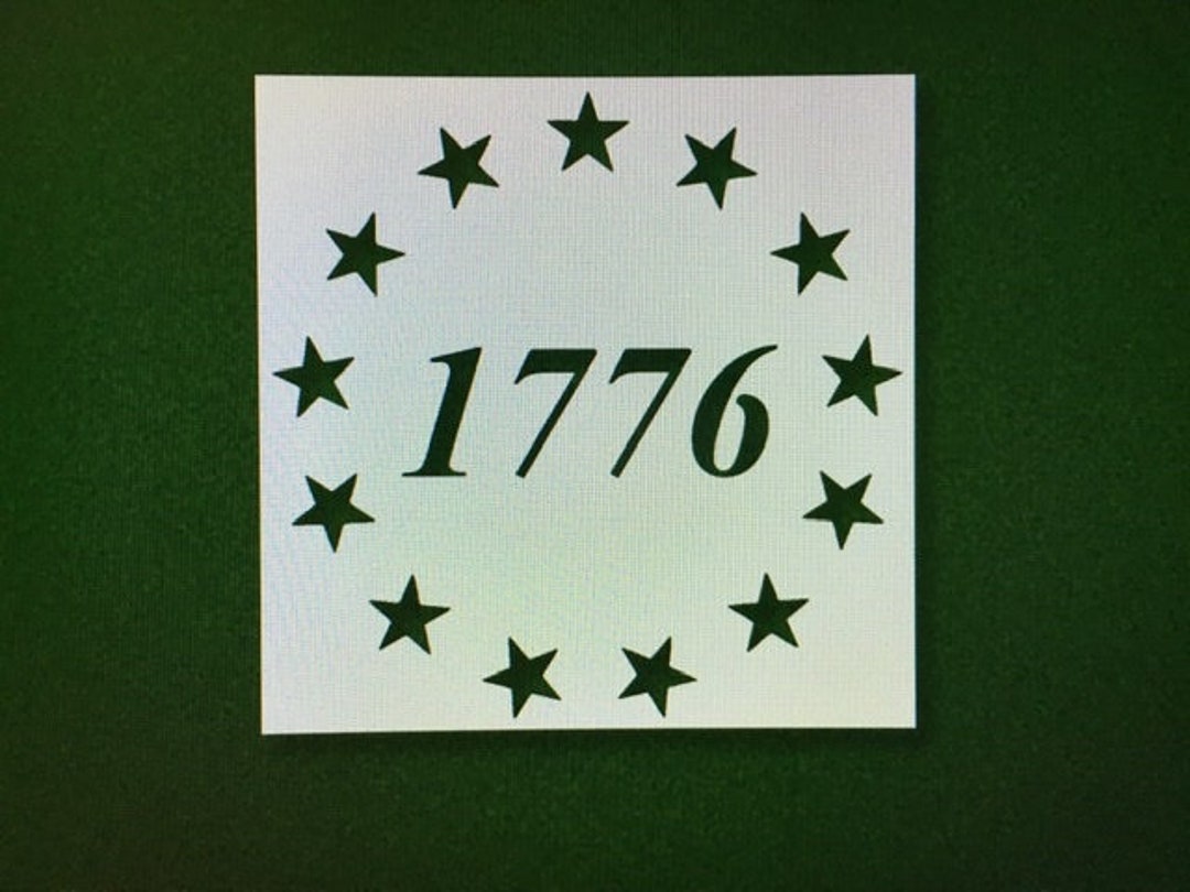 Betsy Ross Flag Stencil - 11x8.5 - 11x13.9 - Etsy