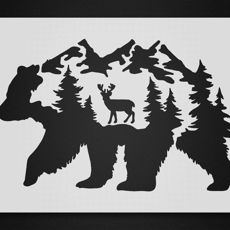 Deer Stencil - Etsy