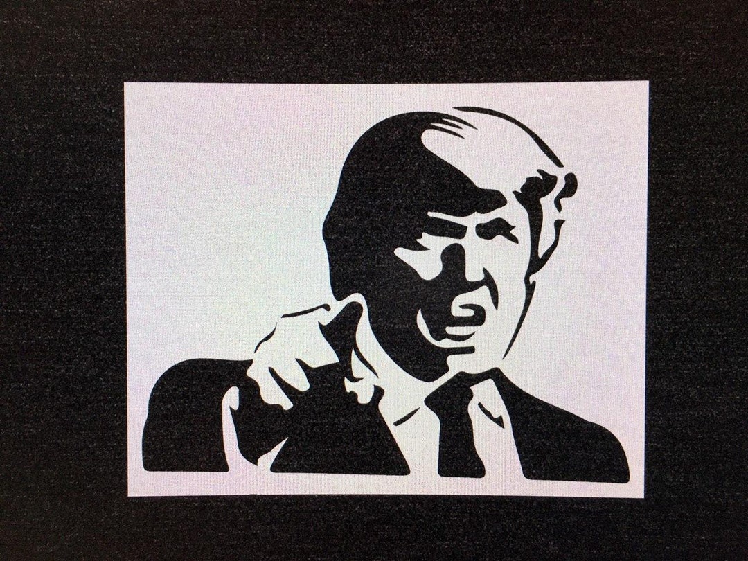 Trump Stencil - 11x8.5 - 11x13.9 - Etsy