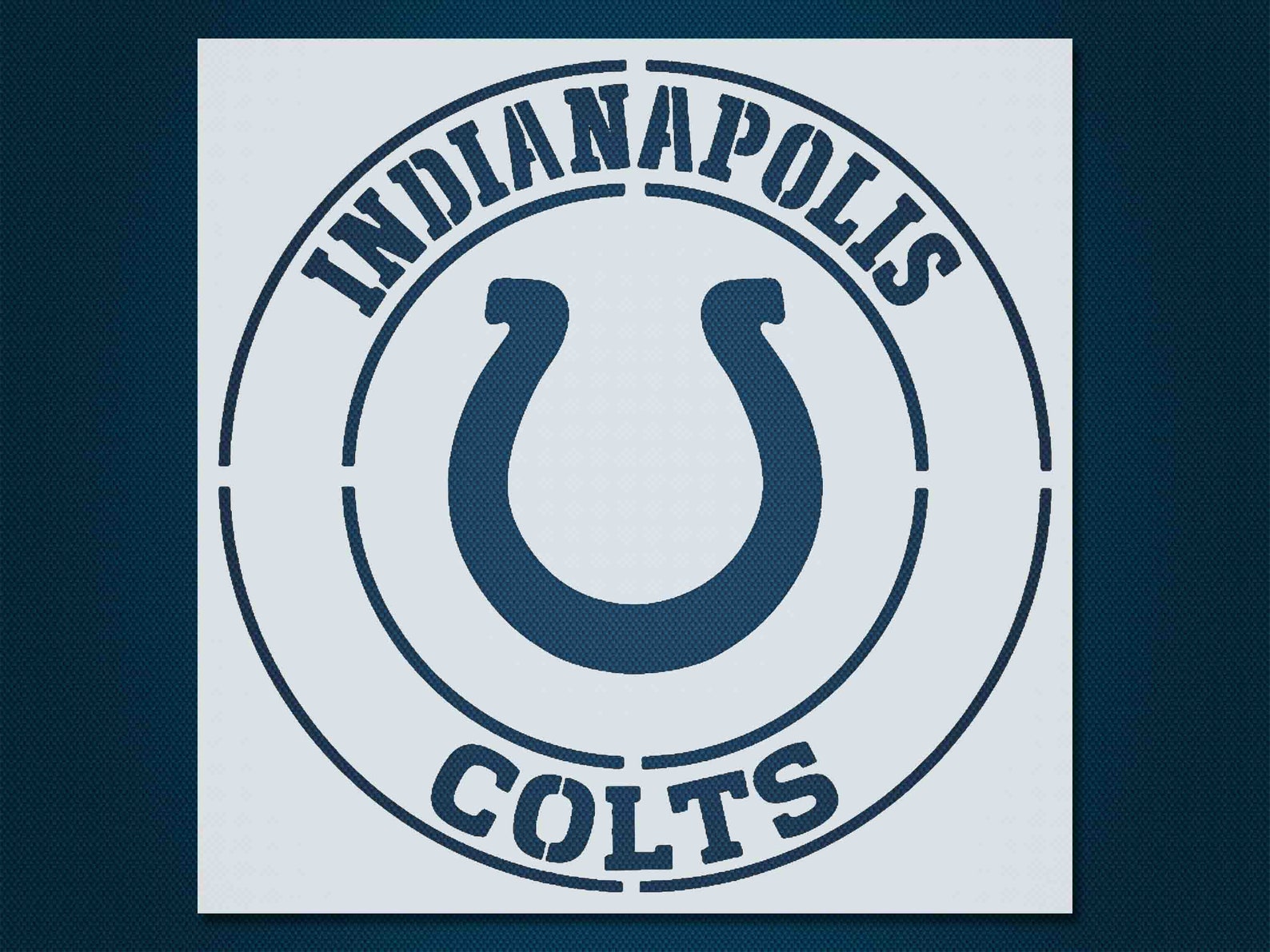 Colts stencil Reusable&Durable Mylar 10 mil 254 micron | Etsy