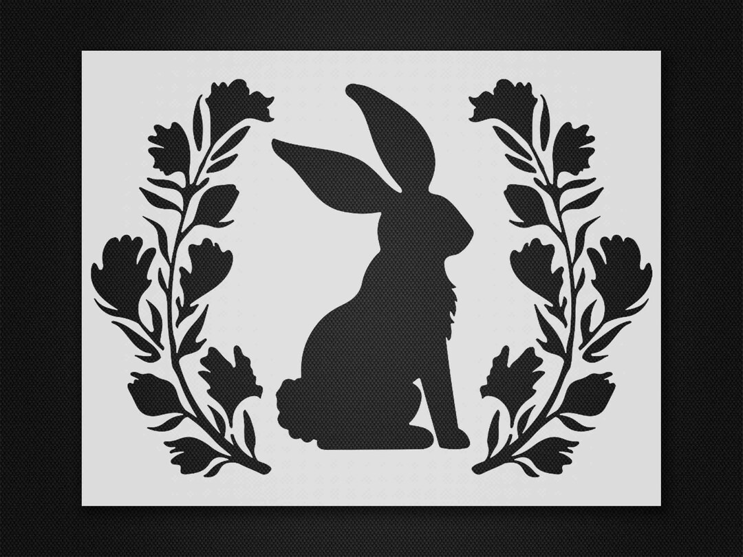 Rabbit Stencil - Reusable&durable Mylar - 10 Mil - Etsy