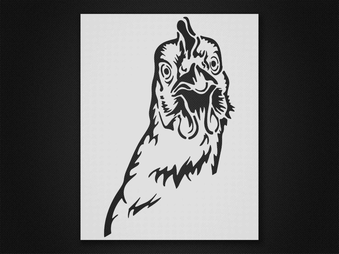 Chicken Stencil - Reusable&durable Myalr - 10 Mil - Etsy