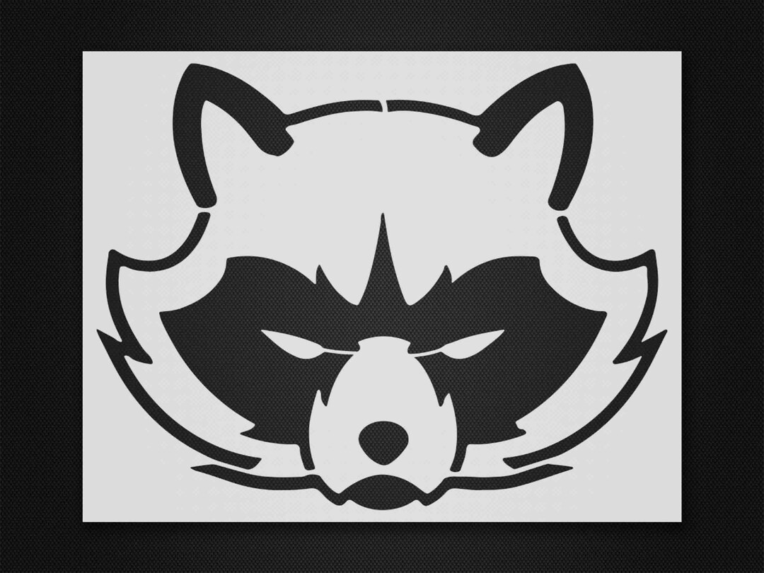 Raccoon Stencil - Reusable&durable Mylar - 10 Mil - Etsy