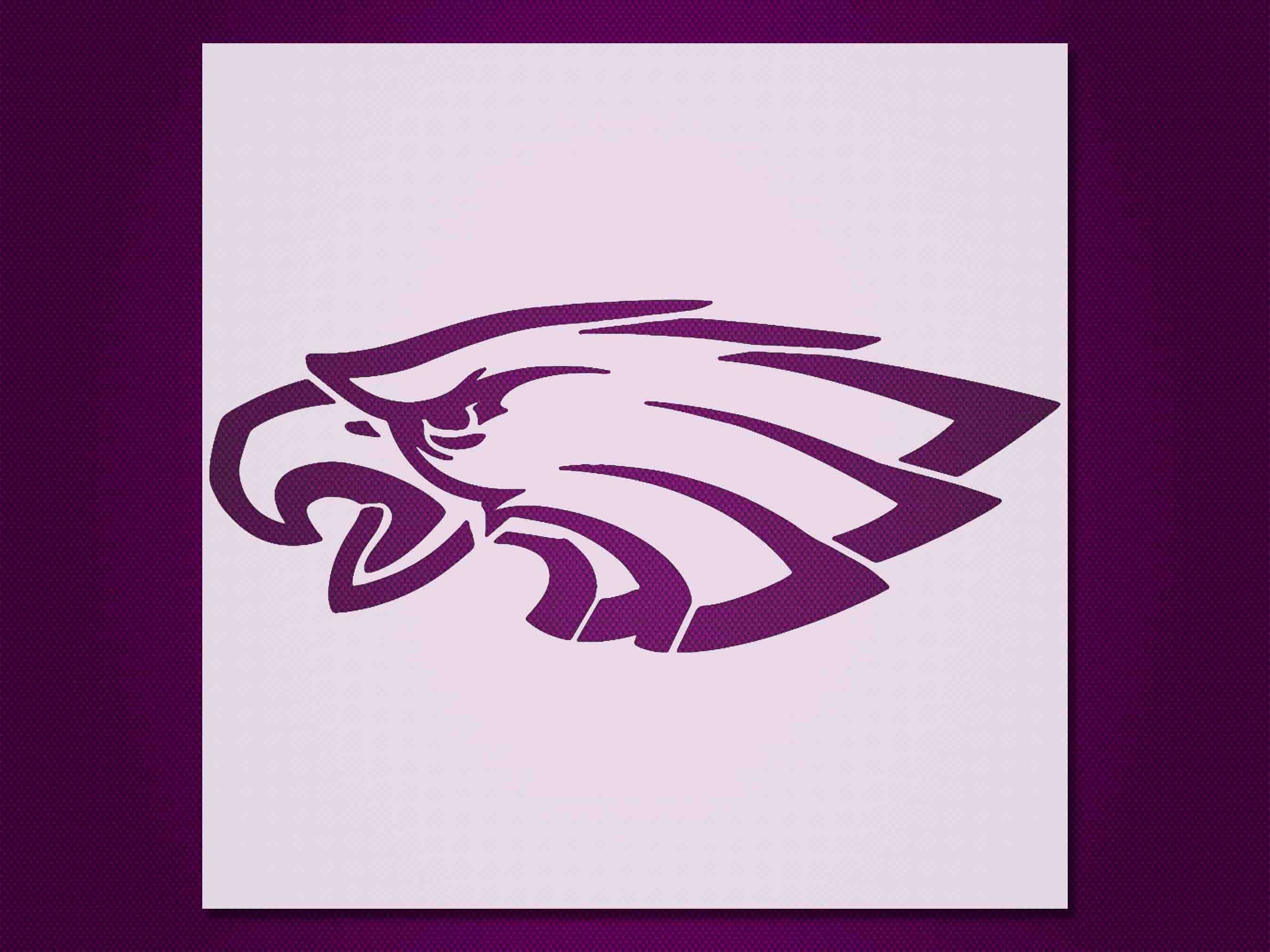 eagles-stencil-reusable-durable-mylar-10-mil-254-micron-etsy