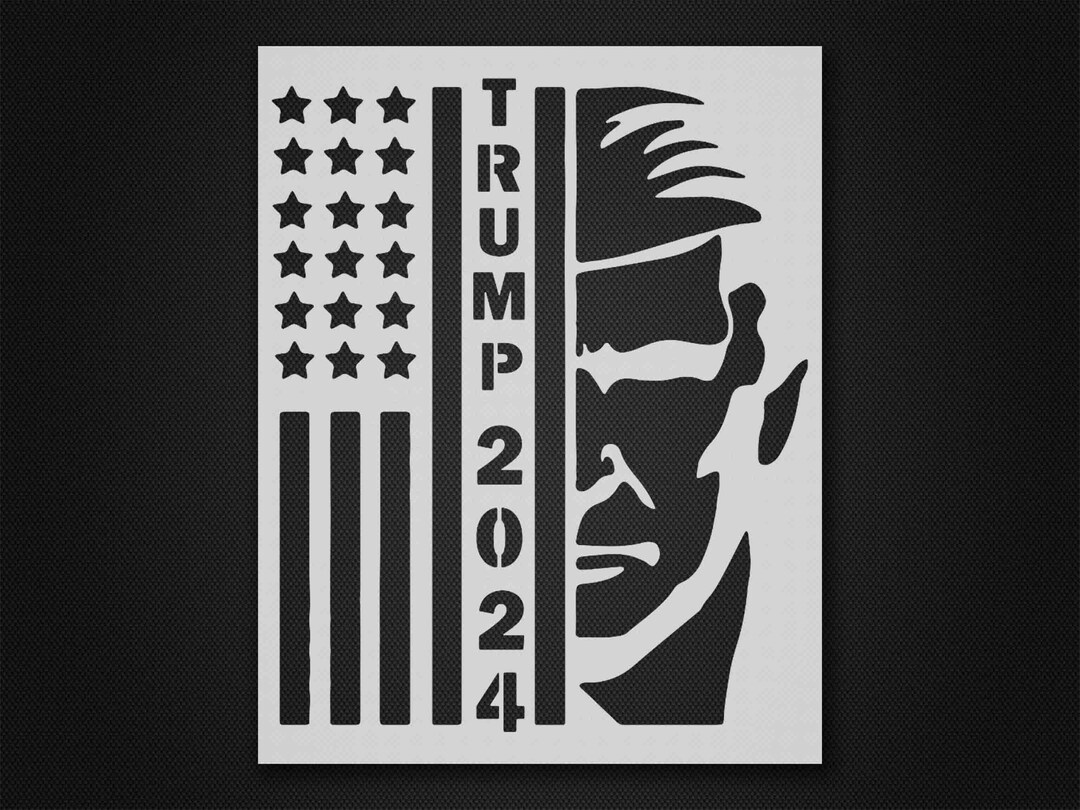 Trump Stencil - Reusable&durable Mylar - 10 Mil - Etsy