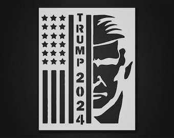 Trump Stencil | Etsy
