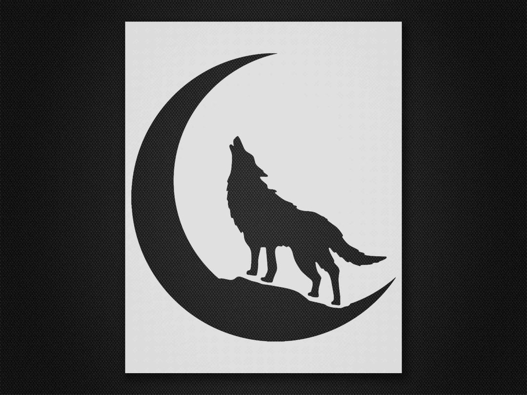 Wolf Stencil - Reusable&durable Mylar - 10 Mil - Etsy