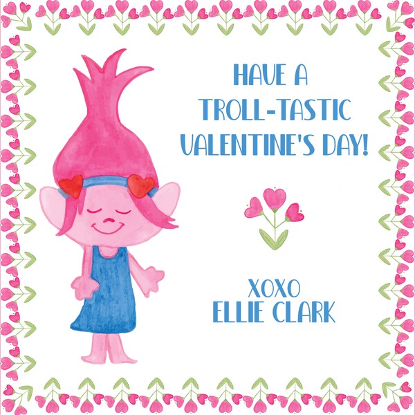 Troll Valentine Png - Etsy