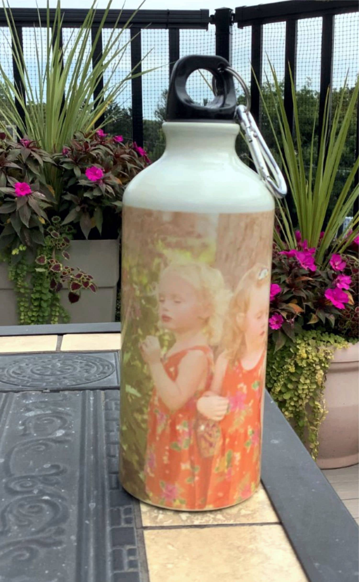 Personal Photo Wrap Around Water Bottle - Etsy