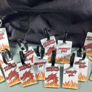 Personalized Team Sport Bag Tags Custom Double Sided School Gift ...