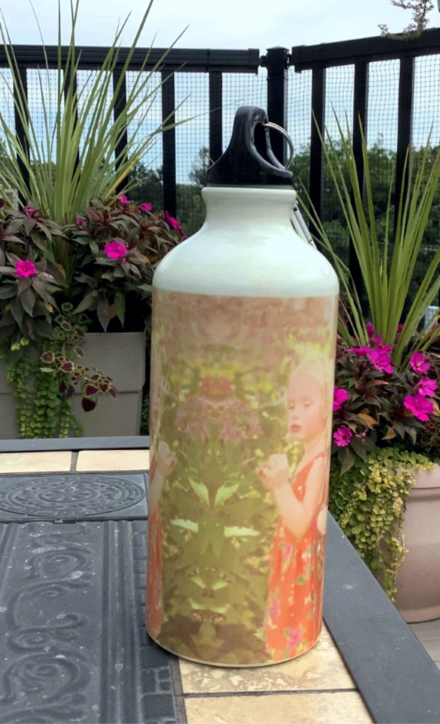 Personal Photo Wrap Around Water Bottle - Etsy