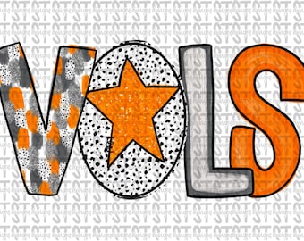 Tennessee Volunteers PNG SVG Digital Download Sublimation Design Tn ...