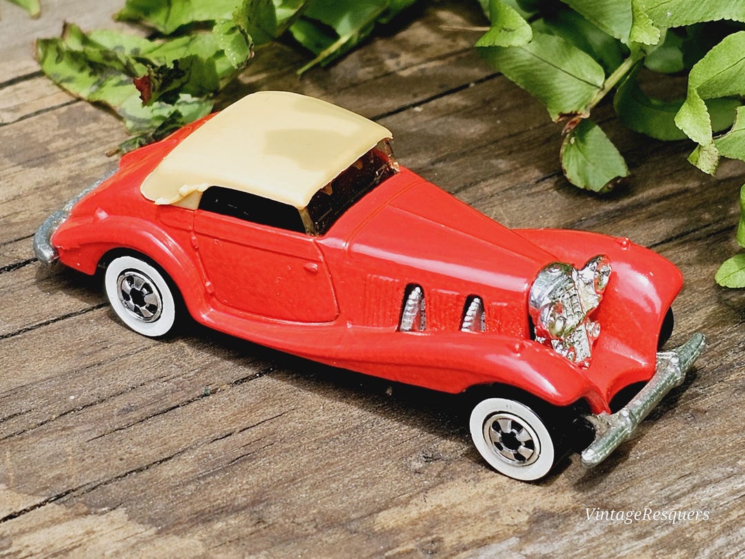 Vintage Hot Wheels 1982 White Wall Wheels Mercedes 540K © Mattel INC ...