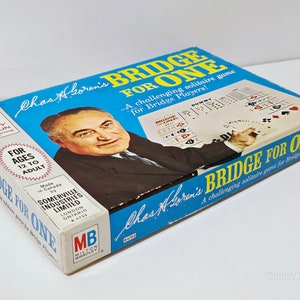 Vintage Goren's 1967 Bridge for One Board Game by Milton Bradley ...