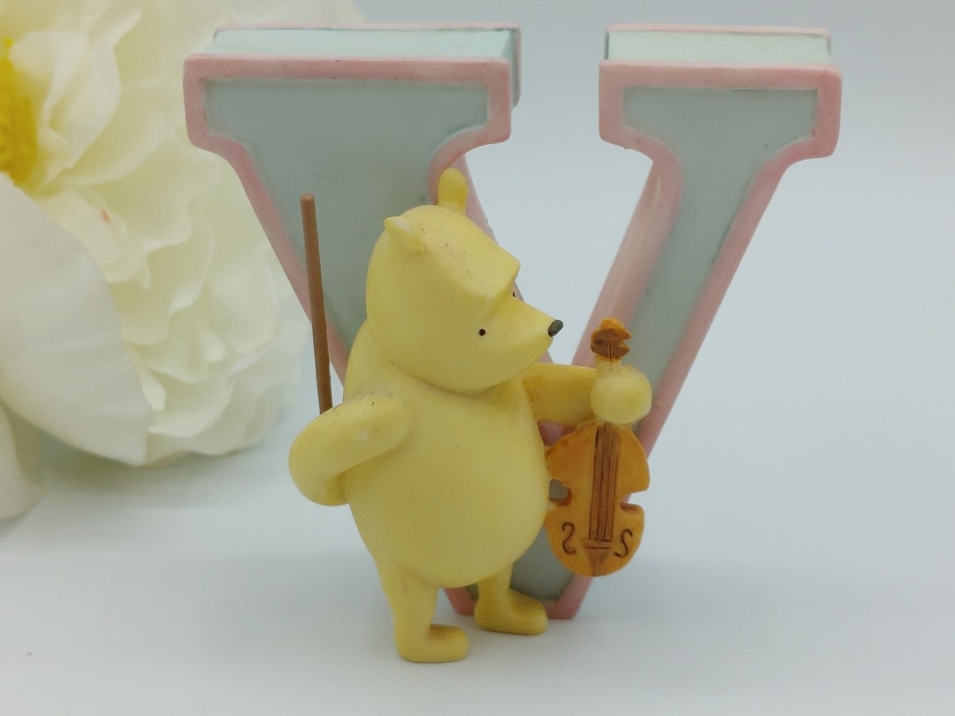 Classic Winnie the Pooh Alphabet Letter v Michel & Co. V for Violin ...