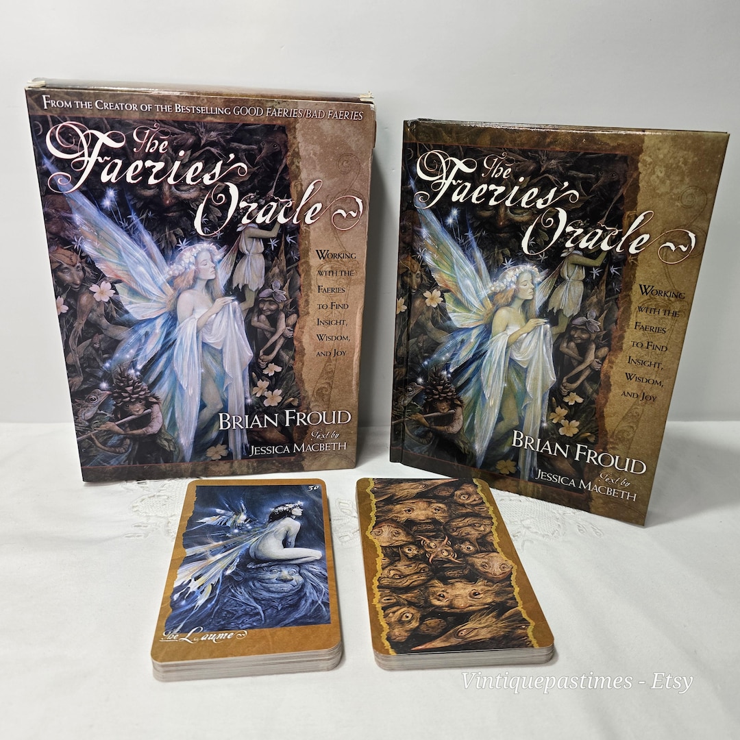 Vintage the Faeries' Oracle Tarot Cards & Guide Book by Brian Froud ...