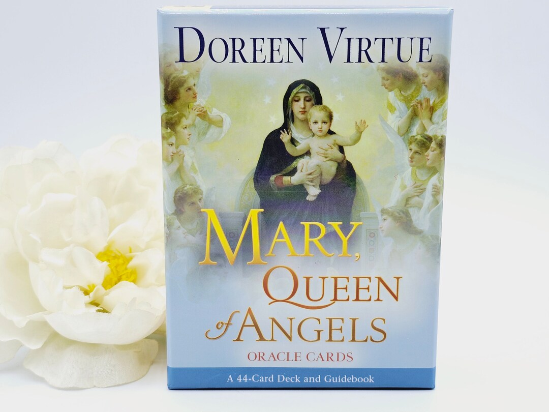 RARE OOP Authentic Mary Queen of Angels Oracle Cards by Doreen Virtue ...