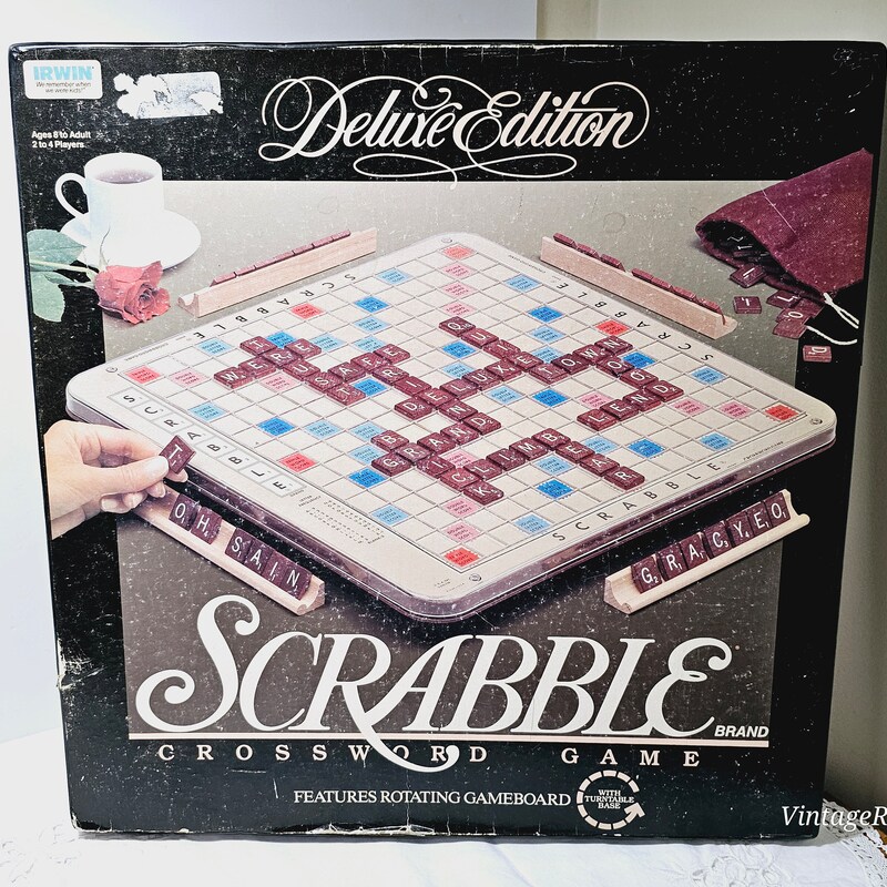 Scrabble Board Game - Etsy