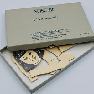 Vintage WISC-III Object Assembly the Psychology Corporation - Etsy