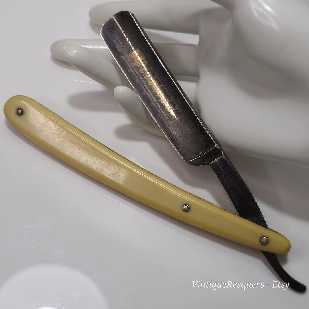 Vintage Straight Razor Signed Geo Wostenholm & Son Peerless Men's ...