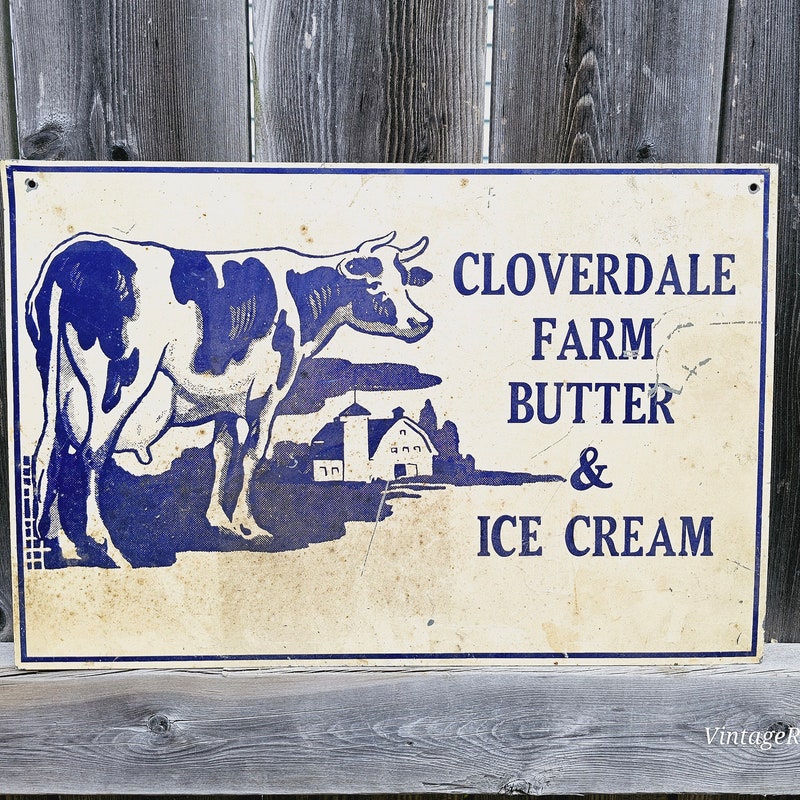 Vintage Farm Sign - Etsy