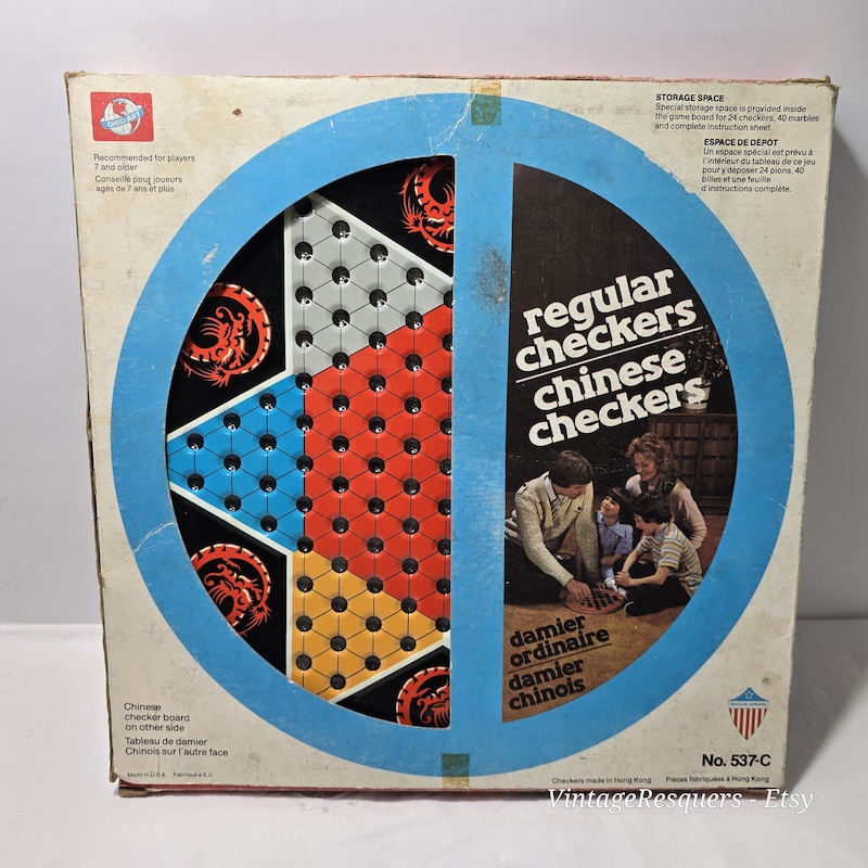 Chinese Checkers Tin - Etsy
