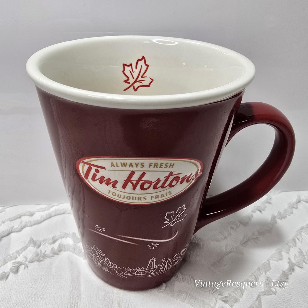 Vintage Tim Hortons #/no 010 Red TIMS Coffee Mug Limited Edition 2010 ...