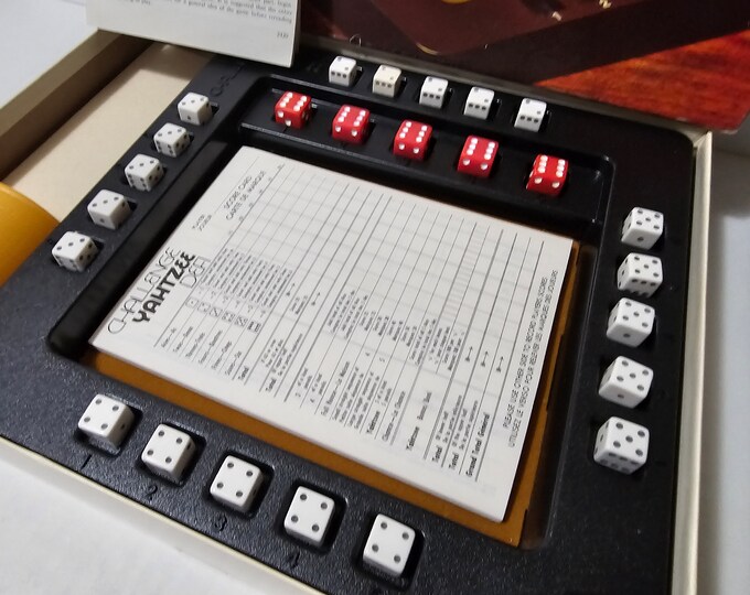 Vintage 1974 Challenge Yahtzee Game by Milton Bradley Complete in ...