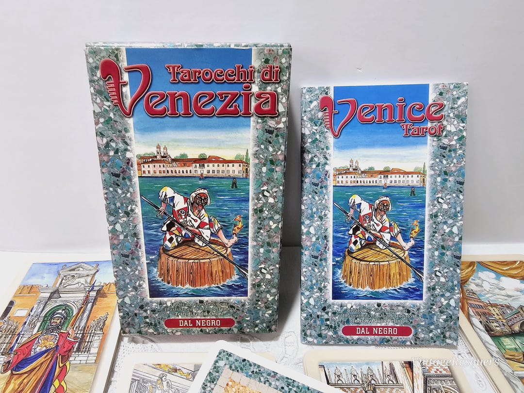 RARE OOP Venice Tarot Dal Negro, Tarocchi Di Venezia Created by ...