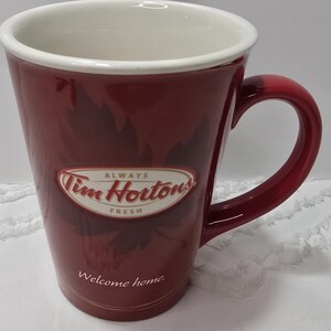 Vintage Tim Hortons /no 011 Red TIMS Coffee Mug Limited Edition 2011 ...