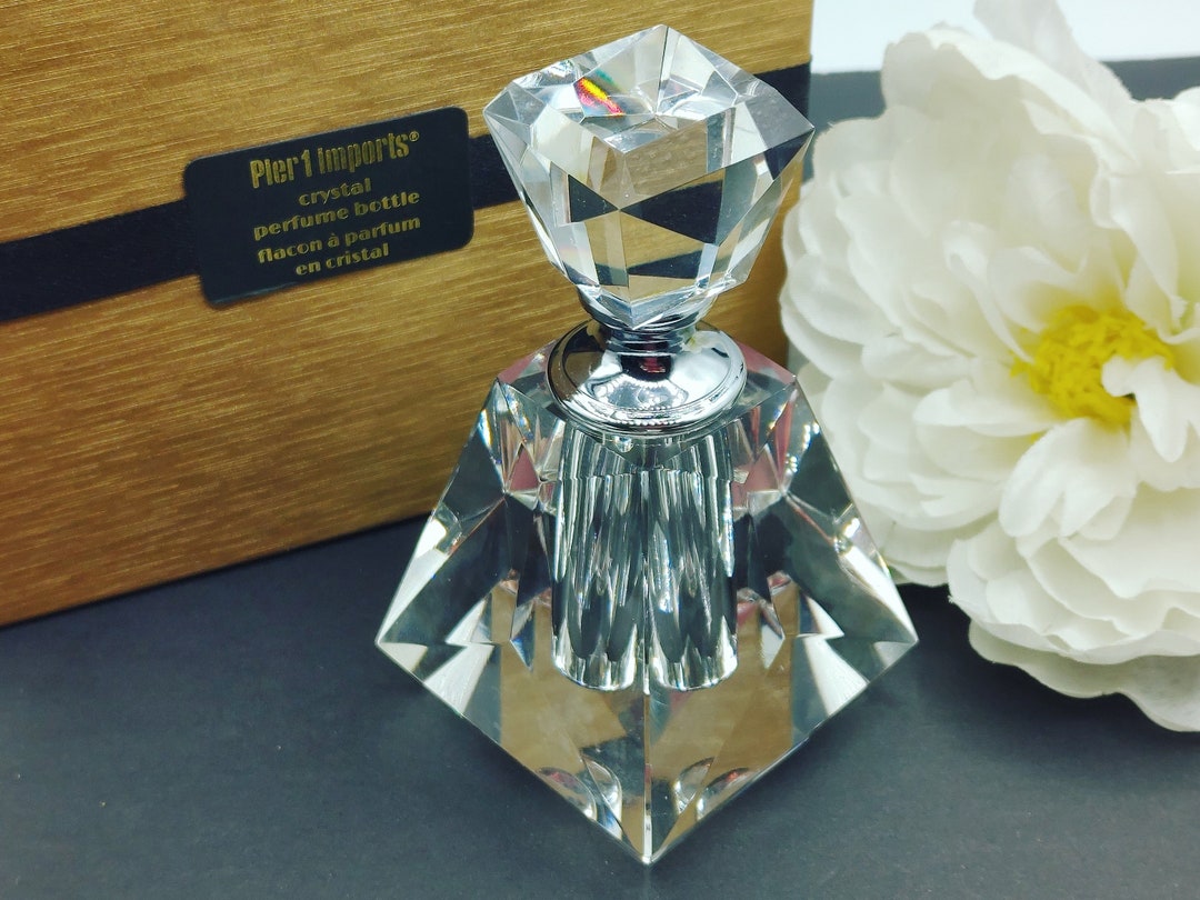 Vintage Crystal Refillable Perfume Bottle Decanter From PIER 1 Imports ...