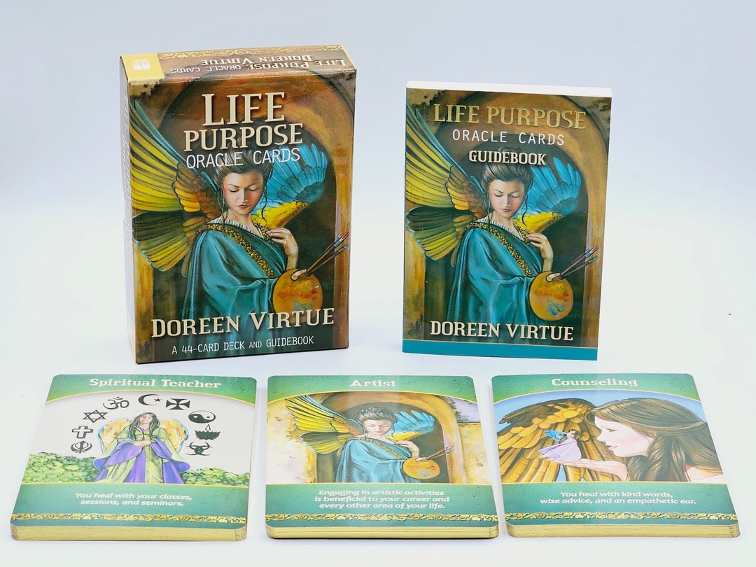 RARE OOP Life Purpose Oracle Cards by Doreen Virtue - Authentic 44 Card ...