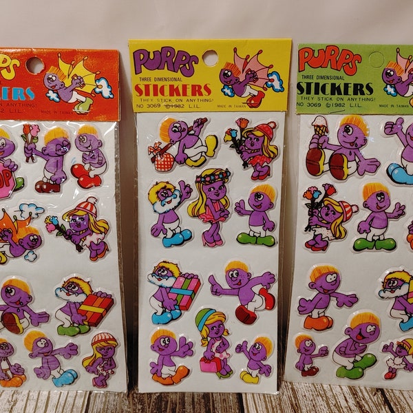 Puffy Stickers - Etsy