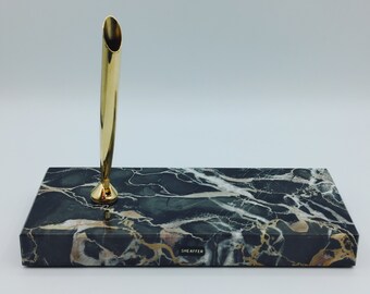 Marble Pen Stand - Etsy