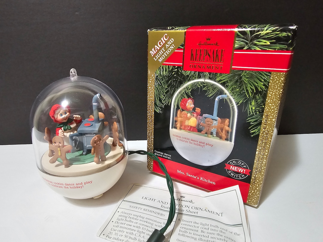 Vintage Christmas Hallmark Keepsake Ornament Mrs. Santa's Kitchen Magic ...