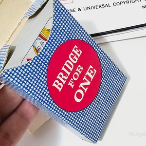 Vintage Goren's 1967 Bridge for One Board Game by Milton Bradley ...