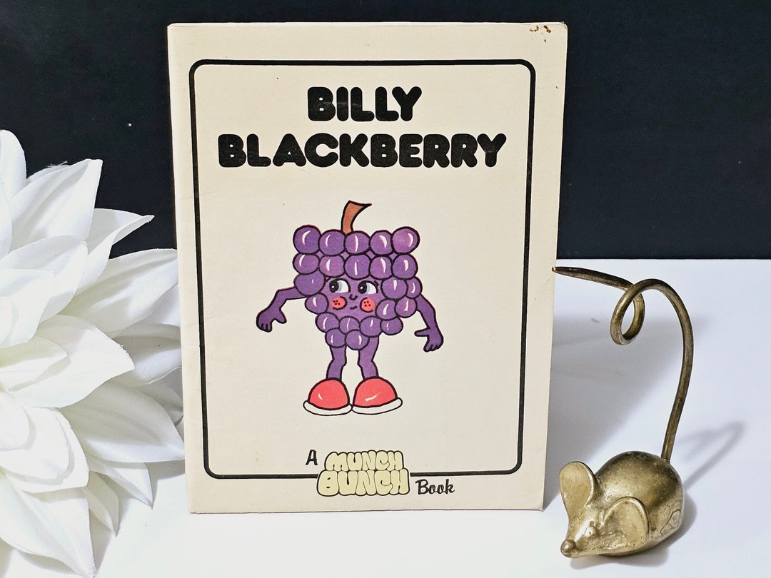 Vintage RARE 1979 the Munch Bunch First Edition Book BILLY BLACKBERRY ...