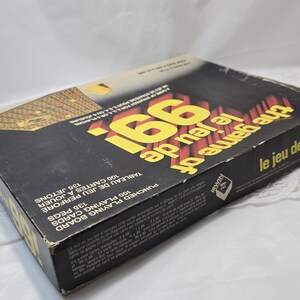 Vintage RARE the Game of 99, Le Jeu De 99 by Irwin Toy 1958 Original ...