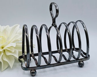Vintage 6-slice Metal Toast Rack - Etsy