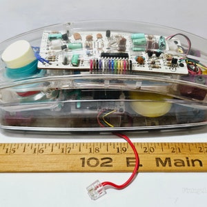 Vintage Clear Transparent Phone 1980s Duophone Land Line Home Phone ...