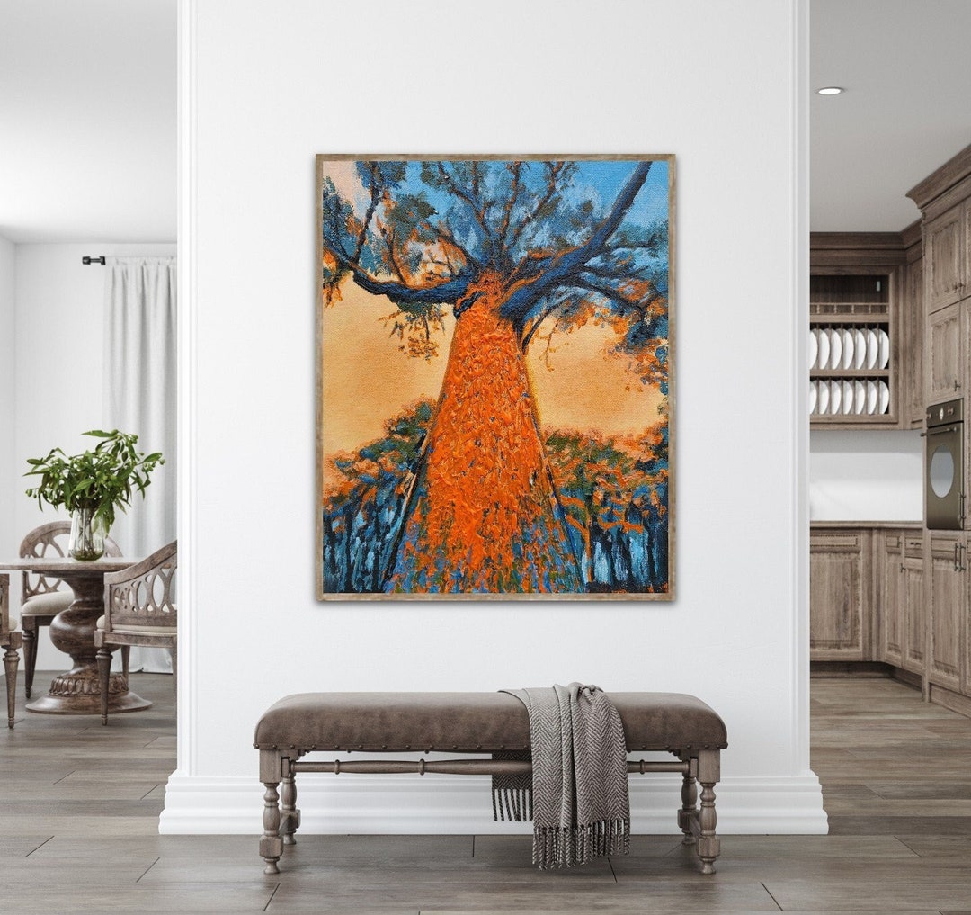 Tree Painting Original Painting Oak Tree Art Work Made to Order by ...